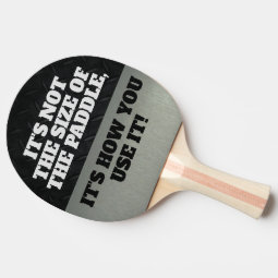 Words of Wisdom Funny Ping Pong Quote Ping Pong Paddle | Zazzle