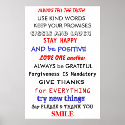 Words Of Wisdom Poster | Zazzle