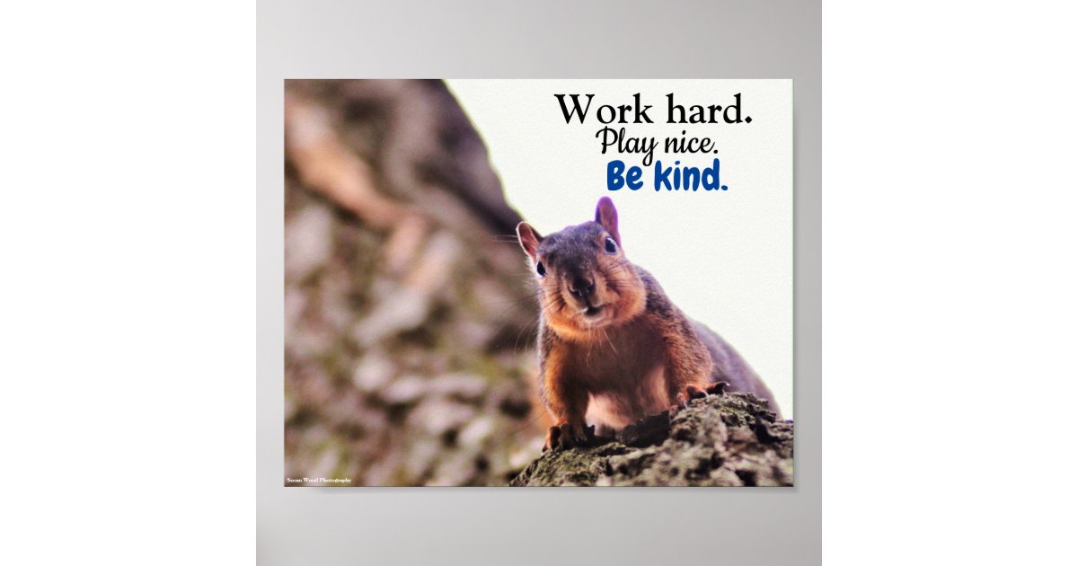 Words to Live by Classroom Poster | Zazzle