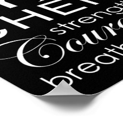 Words To Live By Poster | Zazzle