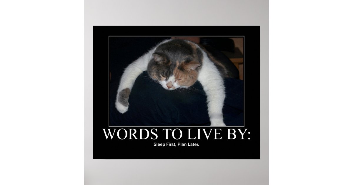 Words to Live By Poster | Zazzle