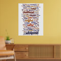Words to Use Instead of Said Poster | Zazzle
