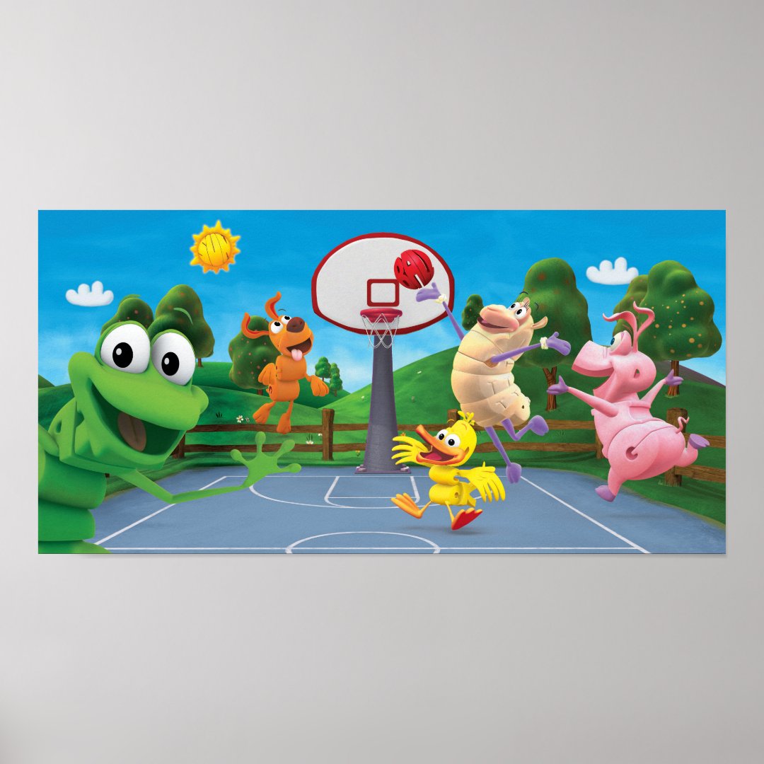 WordWorld Basketball Poster | Zazzle