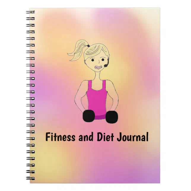 Work Out Fitness and Diet Journal | Zazzle