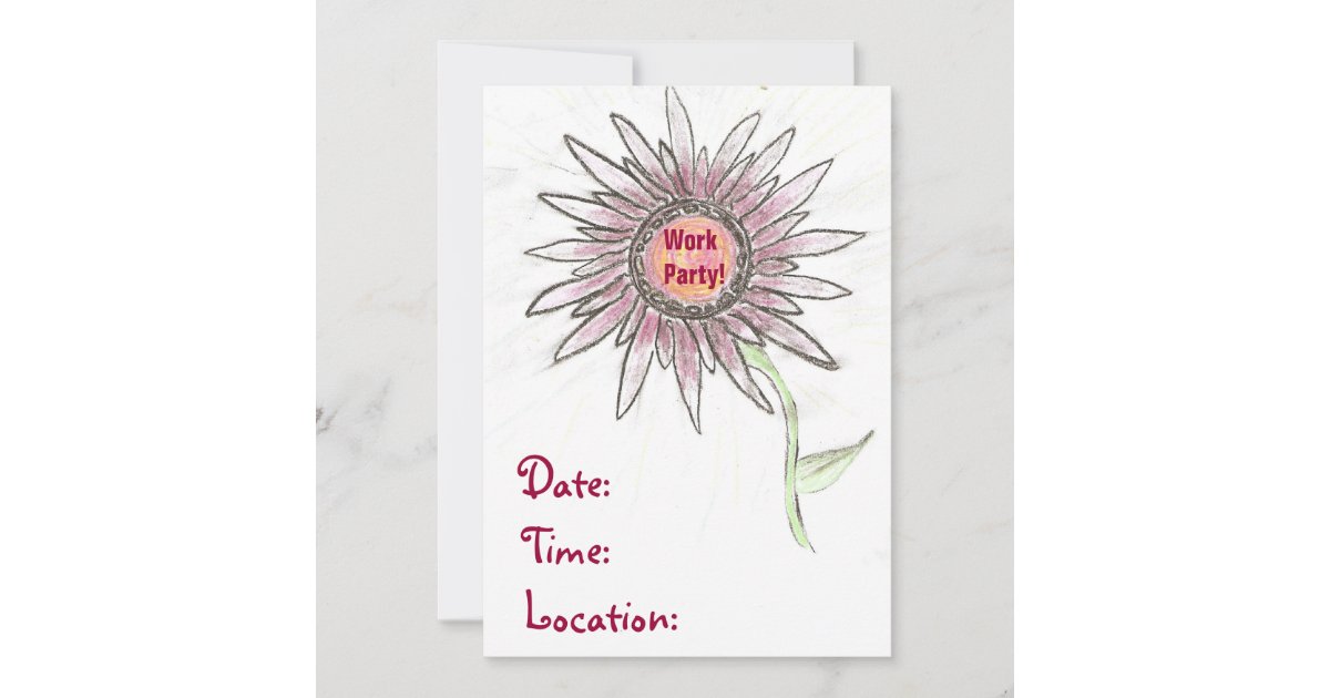 Work Party Invitations | Zazzle