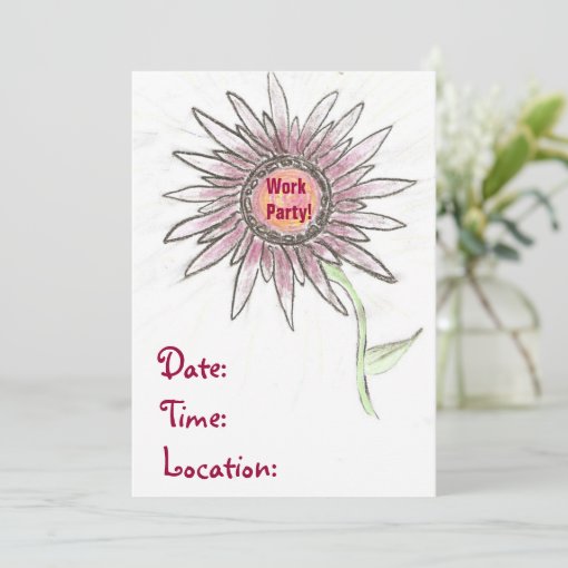 Work Party Invitations | Zazzle