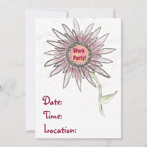 Work Party Invitations | Zazzle