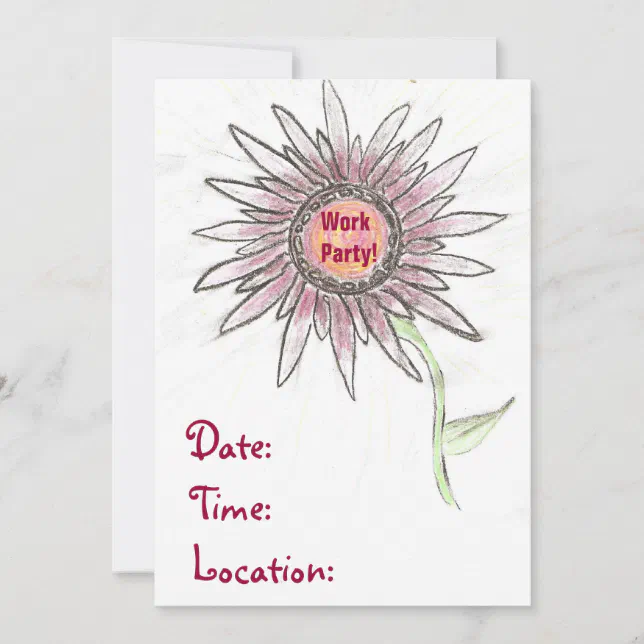 Work Party Invitations | Zazzle