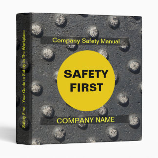 Safety Binders, Custom Safety 3 Ring Binder Designs
