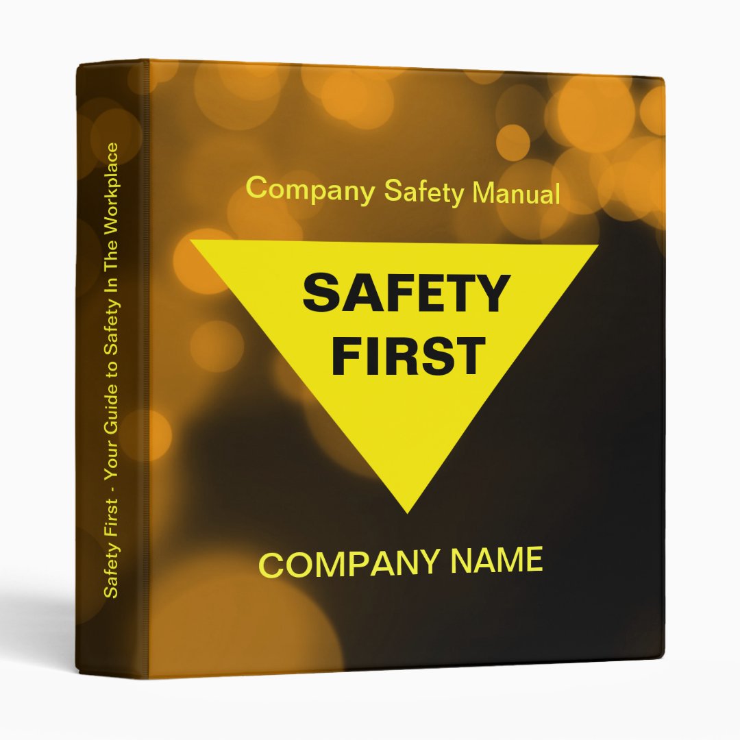 Work Safety Binder | Zazzle