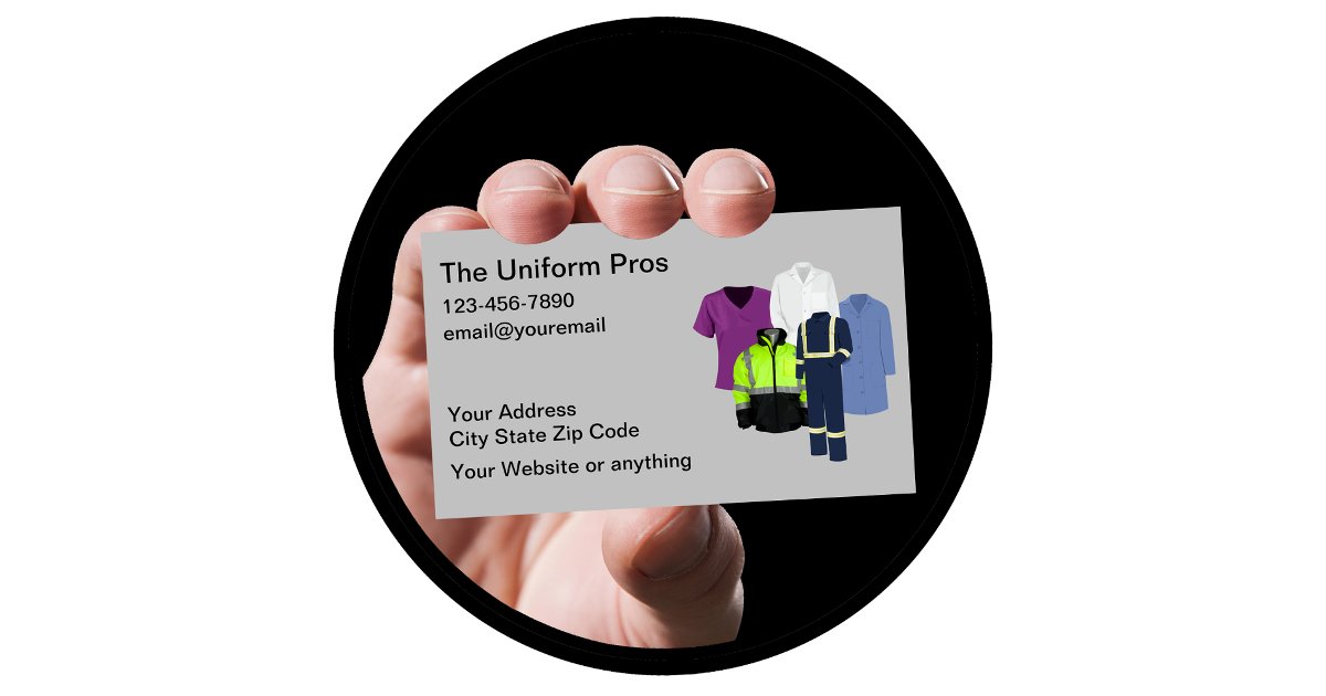 Work Uniform Supplier Business Cards | Zazzle