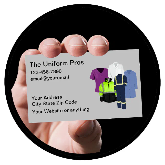 Work Uniform Supplier Business Cards | Zazzle