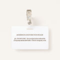 Worker at Construction Site | Wood Badge | Zazzle