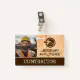 Worker at Construction Site | Wood Badge | Zazzle