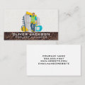 Worker Carrying Supplies to Building Site Business Card | Zazzle