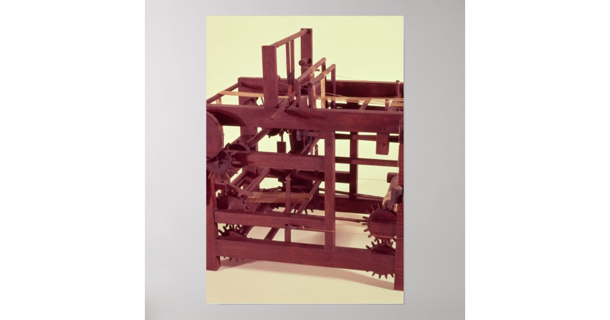 Working model of a loom poster | Zazzle