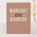 Workout Log + 30 Day Challenge & Tracker Card | Zazzle