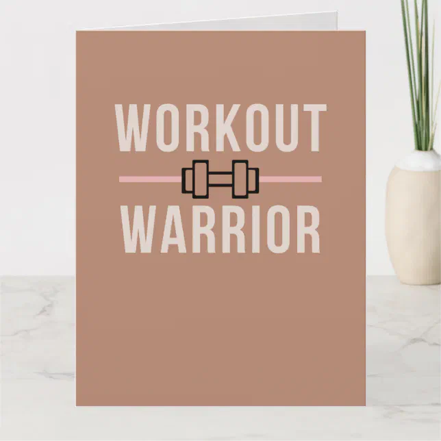 Workout Log + 30 Day Challenge & Tracker Card | Zazzle