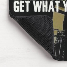 Workout Motivation - Hard Work Pays Off Mouse Pad | Zazzle