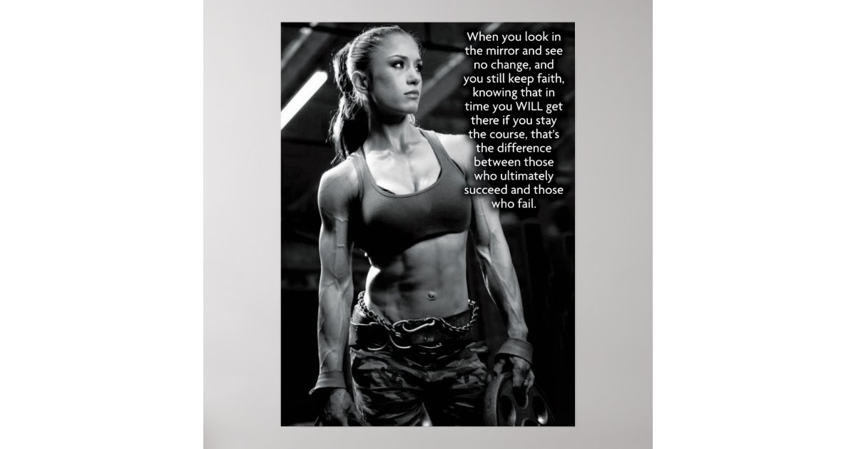 Workout Motivational Poster | Zazzle