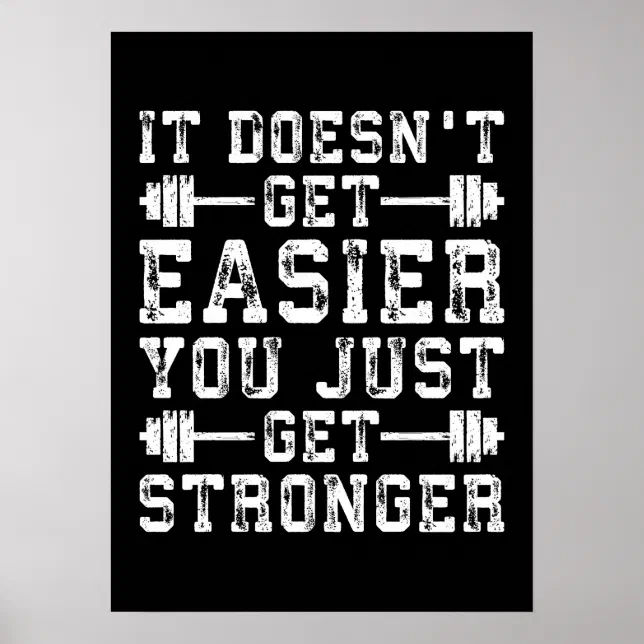 Workout Motivational Poster | Zazzle