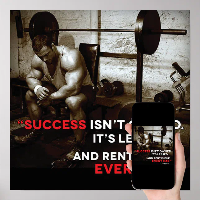 Workout Motivational Poster | Zazzle