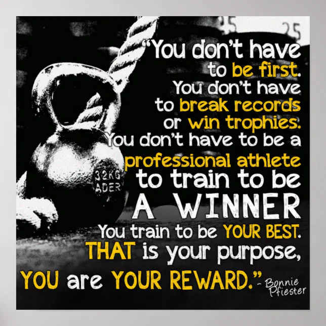 Workout Motivational Poster | Zazzle