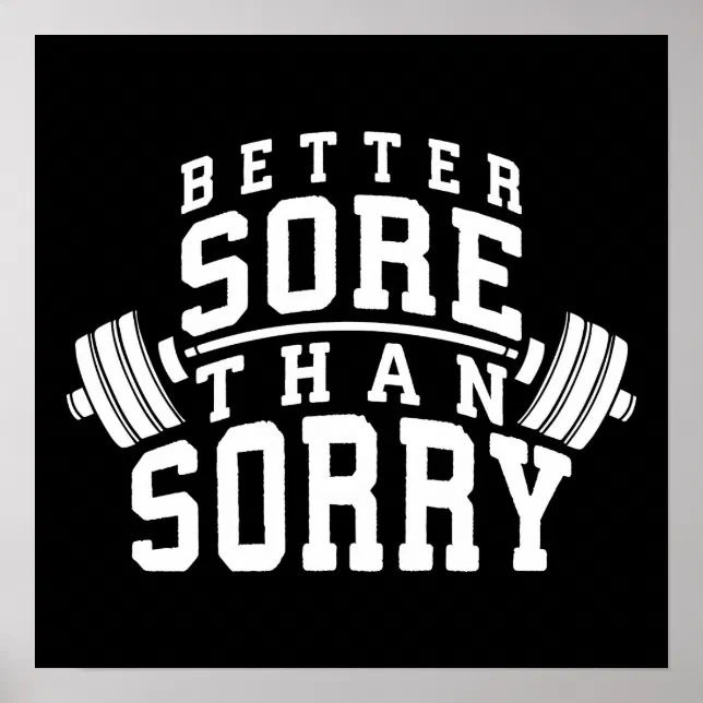 Workout Motivational Poster | Zazzle