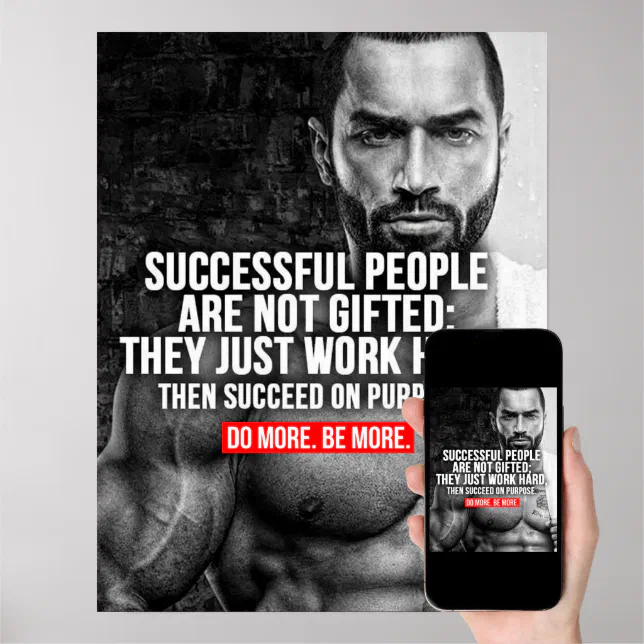 Workout Motivational Poster | Zazzle