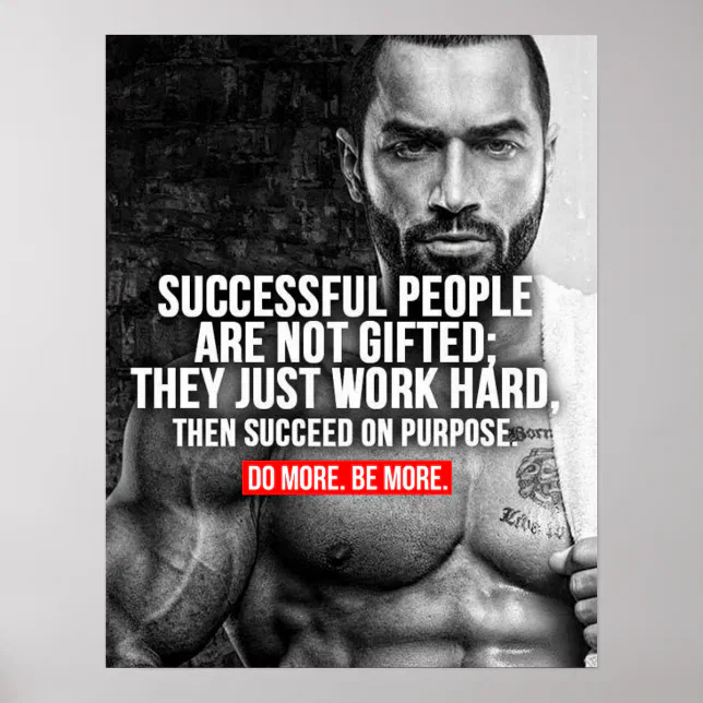 Workout Motivational Poster | Zazzle