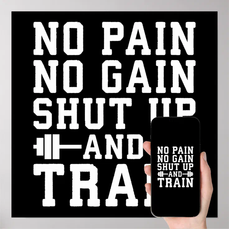 Workout Motivational Poster | Zazzle
