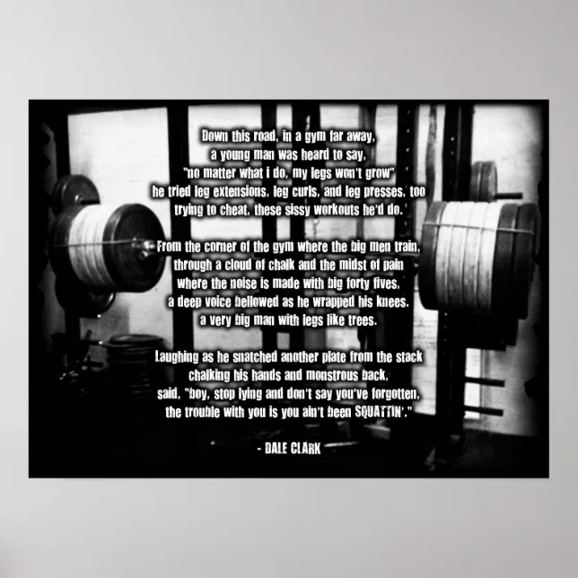 Workout Motivational Poster | Zazzle