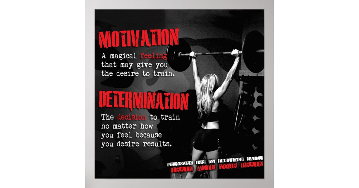 Workout Motivational Poster | Zazzle