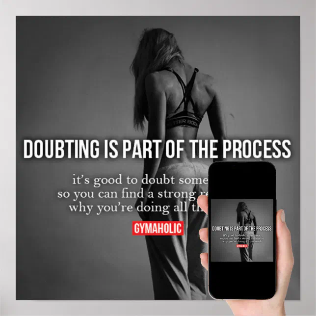 Workout Motivational Poster | Zazzle