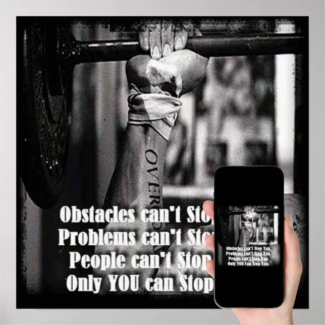 Workout Motivational Poster | Zazzle