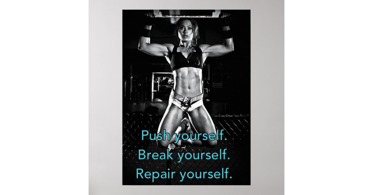 Workout Motivational Poster | Zazzle