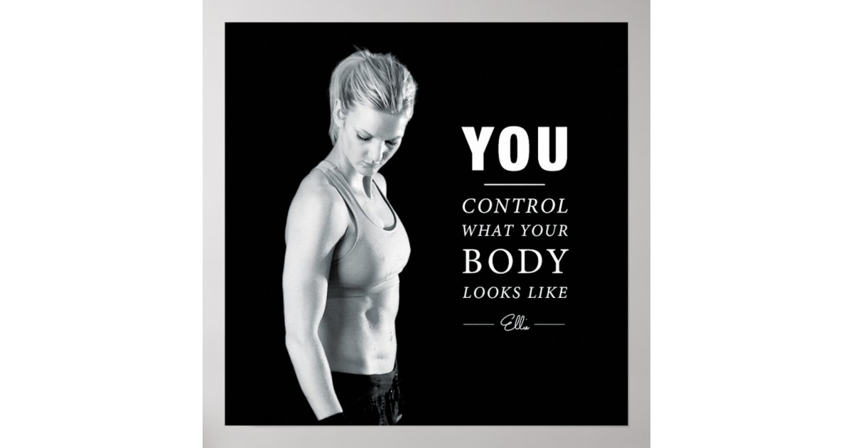 Workout Motivational Poster Zazzle