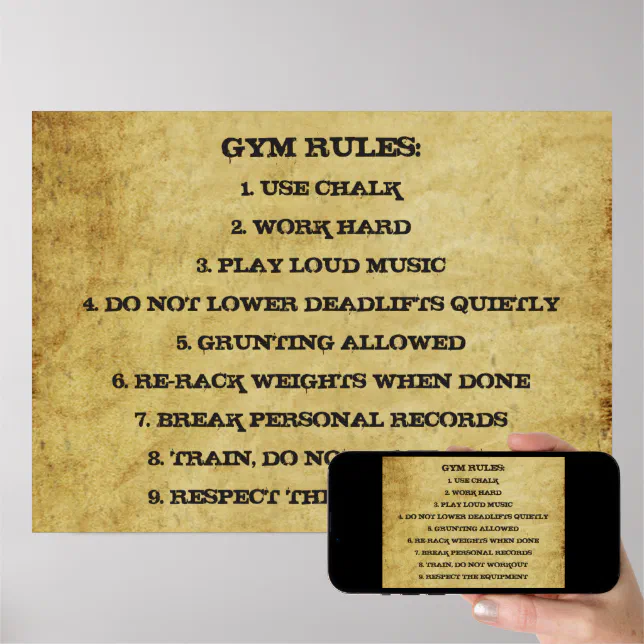 Workout Motivational Poster | Zazzle