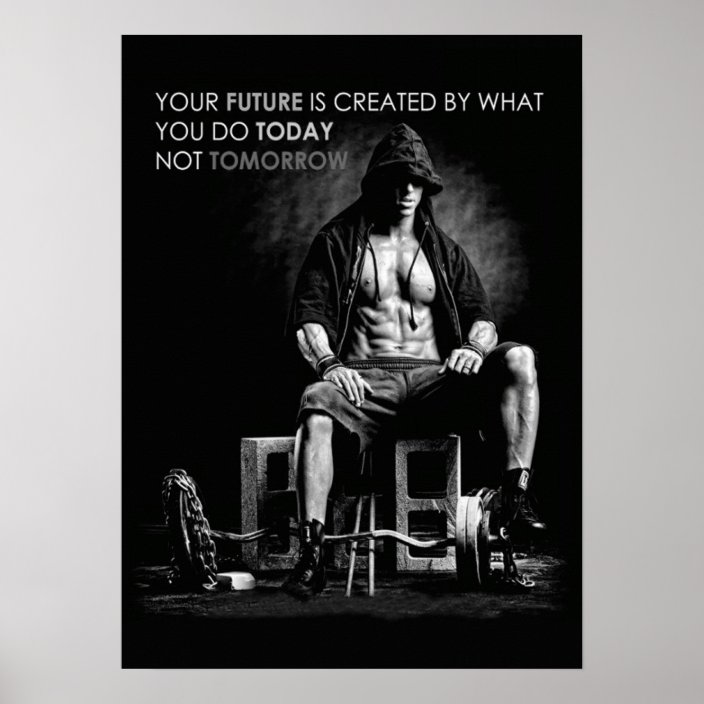 Workout Motivational Poster | Zazzle.com