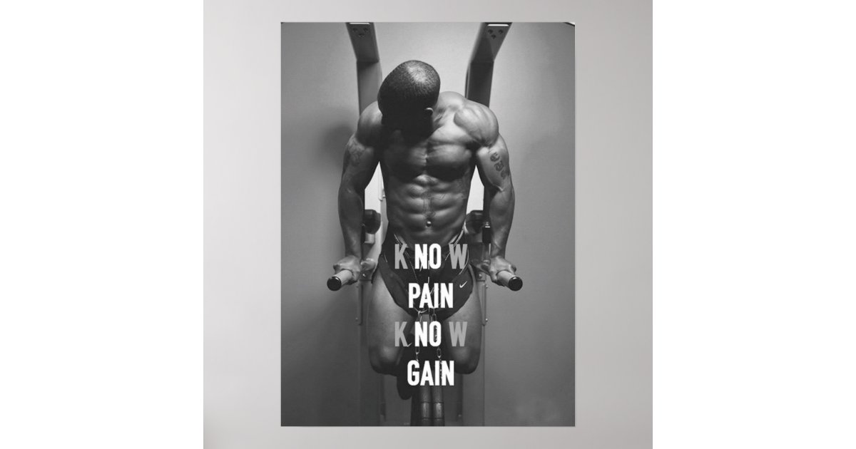 Workout Motivational Poster | Zazzle