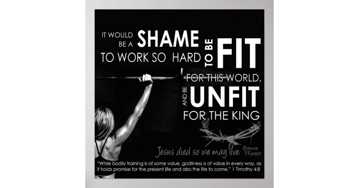 Workout Motivational Poster | Zazzle