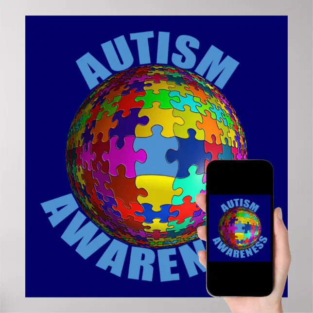 World Autism Awareness Poster (Extra Large) | Zazzle