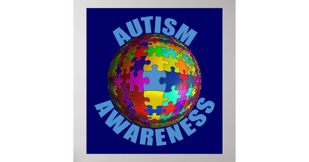 World Autism Awareness Poster (Extra Large) | Zazzle