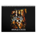 WORLD CHESS CALANDER CALENDAR | Zazzle