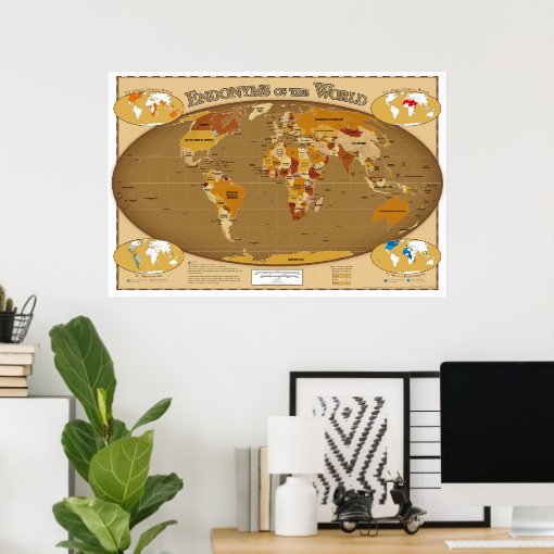 World Countries in their Local Language (Endonyms) Poster | Zazzle