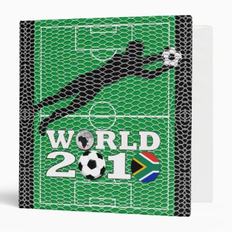 World Cup Soccer Field Goal Binder | Zazzle