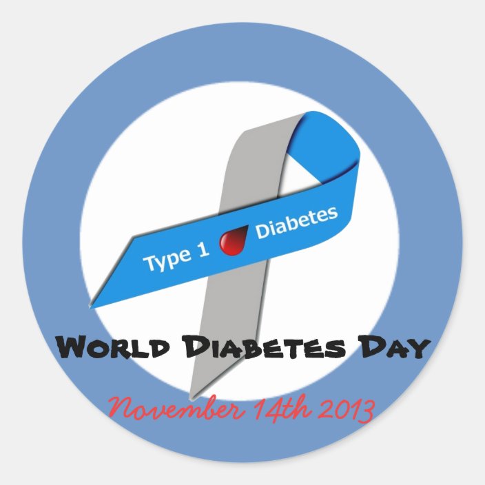 World Diabetes Day Stickers | Zazzle.com
