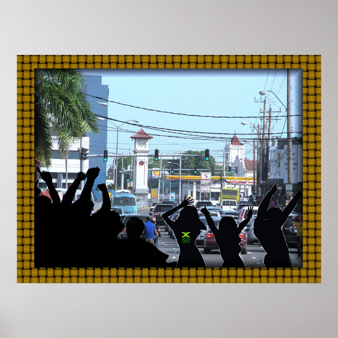 World Famous 'Half Way-Tree' Poster | Zazzle