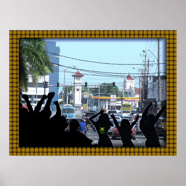 World Famous 'Half Way-Tree' Poster | Zazzle