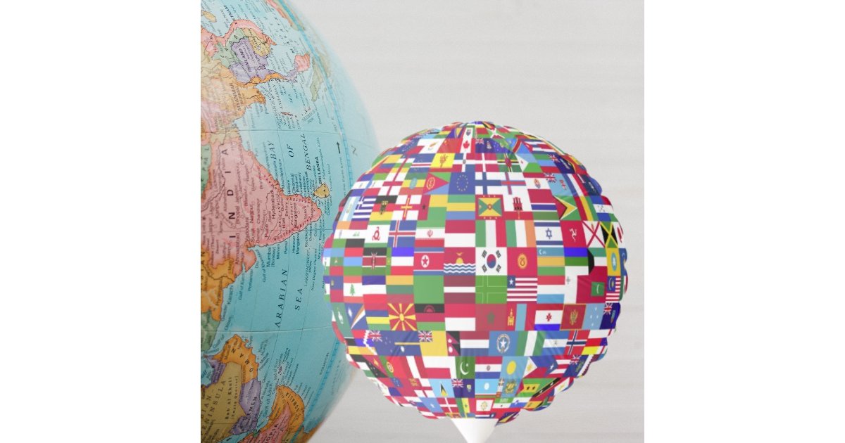 World Flags Balloon | Zazzle
